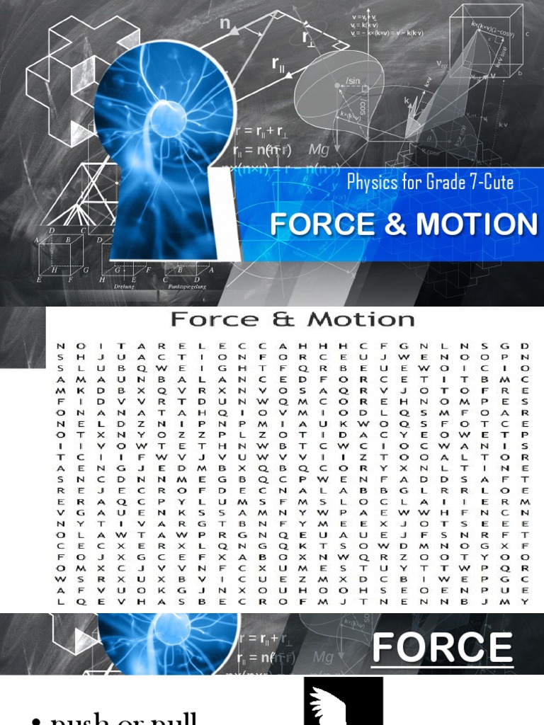 Lesson 1 - Describing and Measuring Motion | PDF | Speed | Force