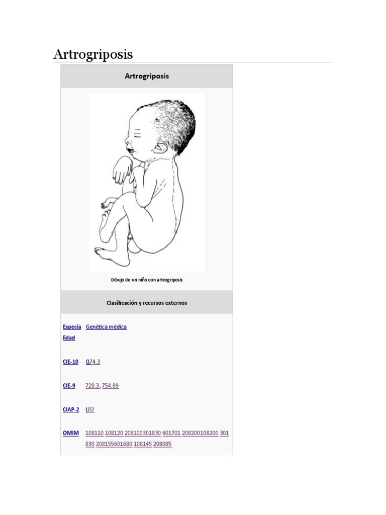 Artrogriposis | PDF | Sistema musculoesquelético | Medicina CLINICA