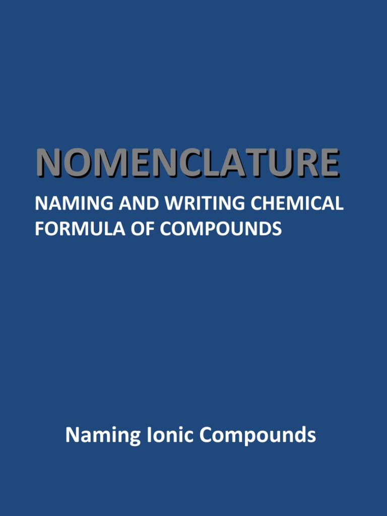 Gen - Chem 3 | PDF | Ionic Bonding | Chemical Compounds