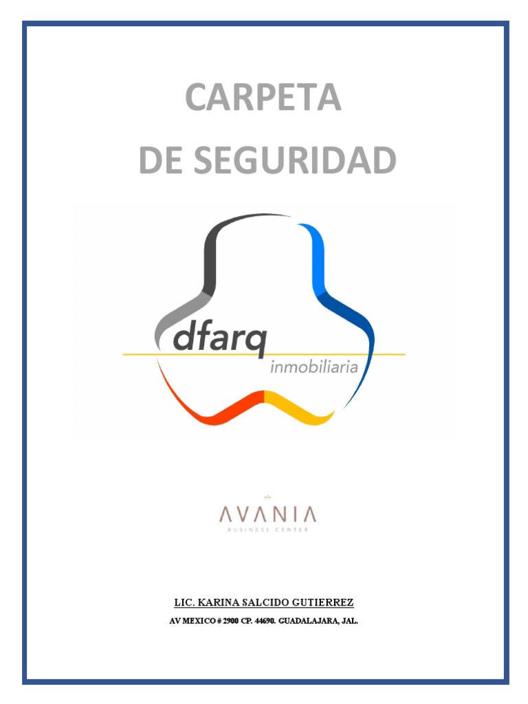 Carpeta De Emergencia Imprimible Para Hoja De Perfil Personal