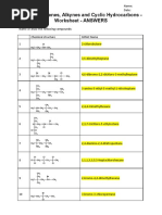 Naming Esters Practice Worksheet | PDF