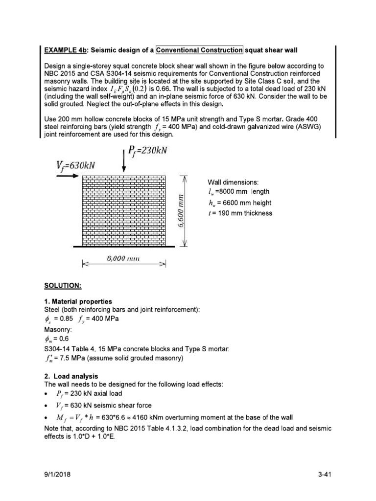 17 Selected Design Examples Seismic Design Guide | PDF