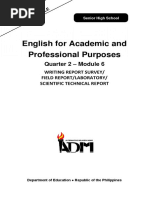 Eapp - q2 - Mod4 - Determining The Objectives and Structures of Reports ...