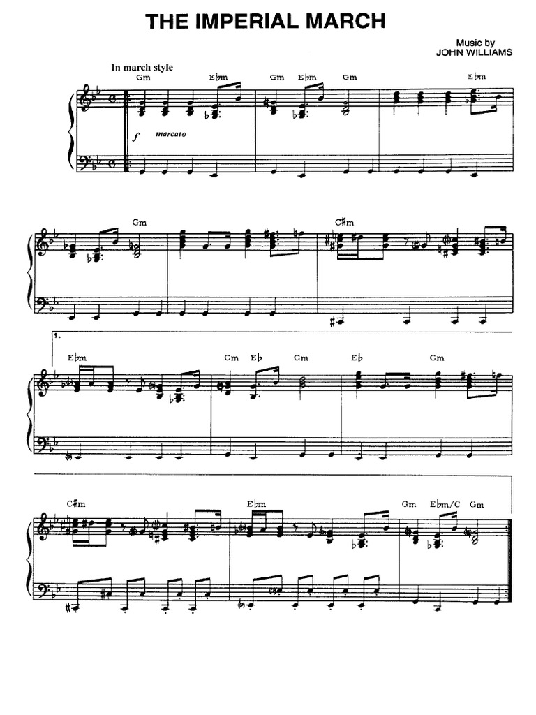 Star Wars - The Imperial March | PDF