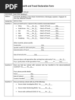 NMC Revised Declaration Form (Faculty & Residents) | PDF | Doctor Of ...