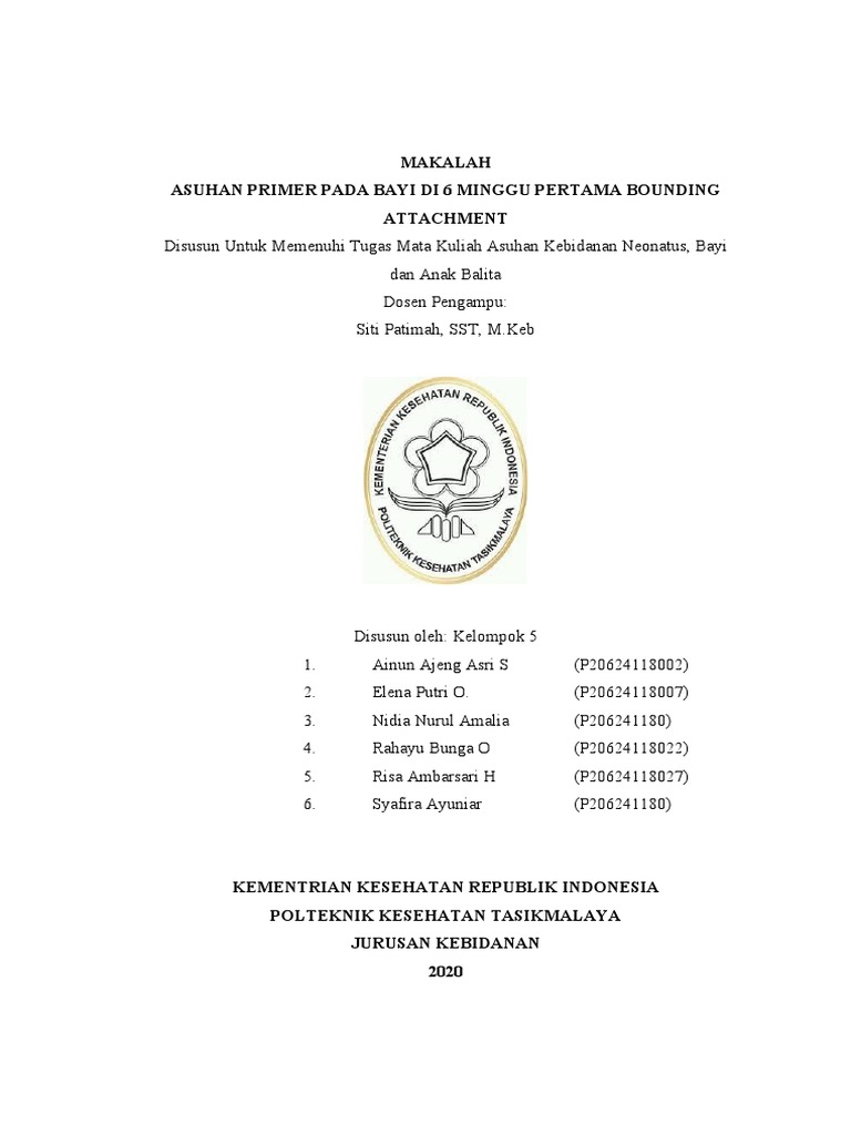 Asuhan Primer: Bounding Attachment Bayi | PDF | Kesehatan Holistik