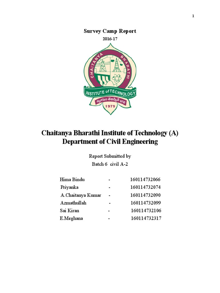 Survey Camp Report | PDF | Applied And Interdisciplinary Physics | Nature