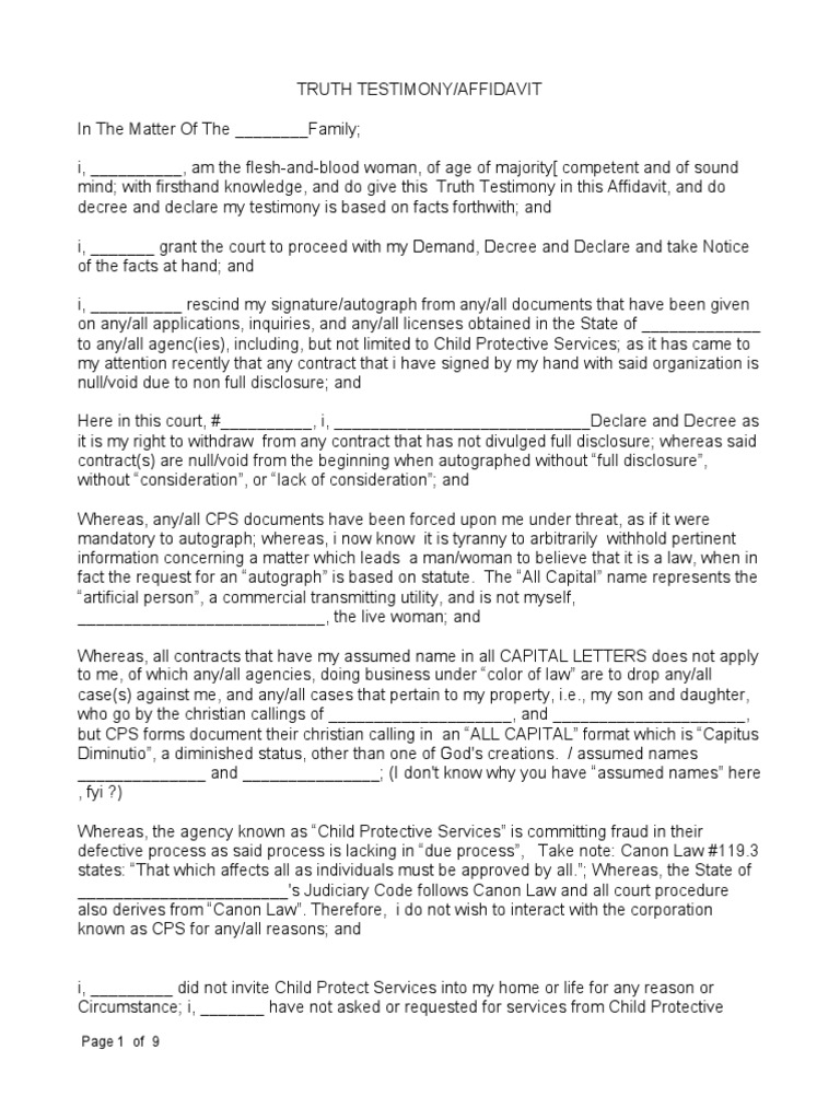 CPS-RETURN MY PROPERTY-TEMPLATE - Odt Version 1 | PDF | United States ...