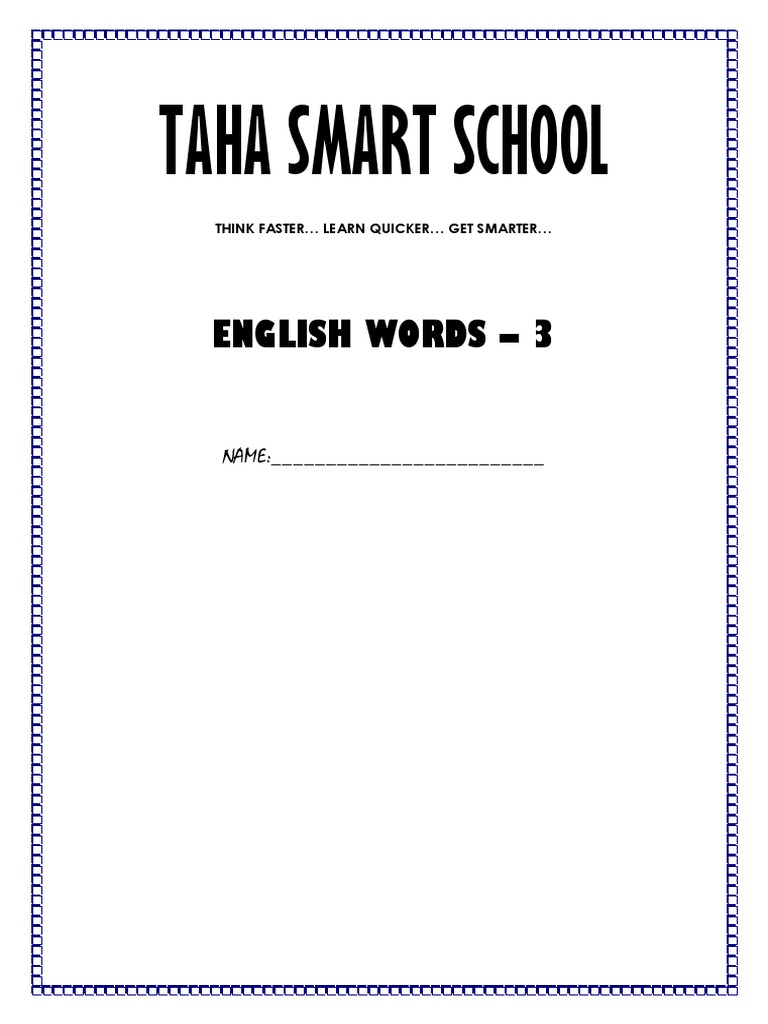 ENGLISH - 3 Words | PDF