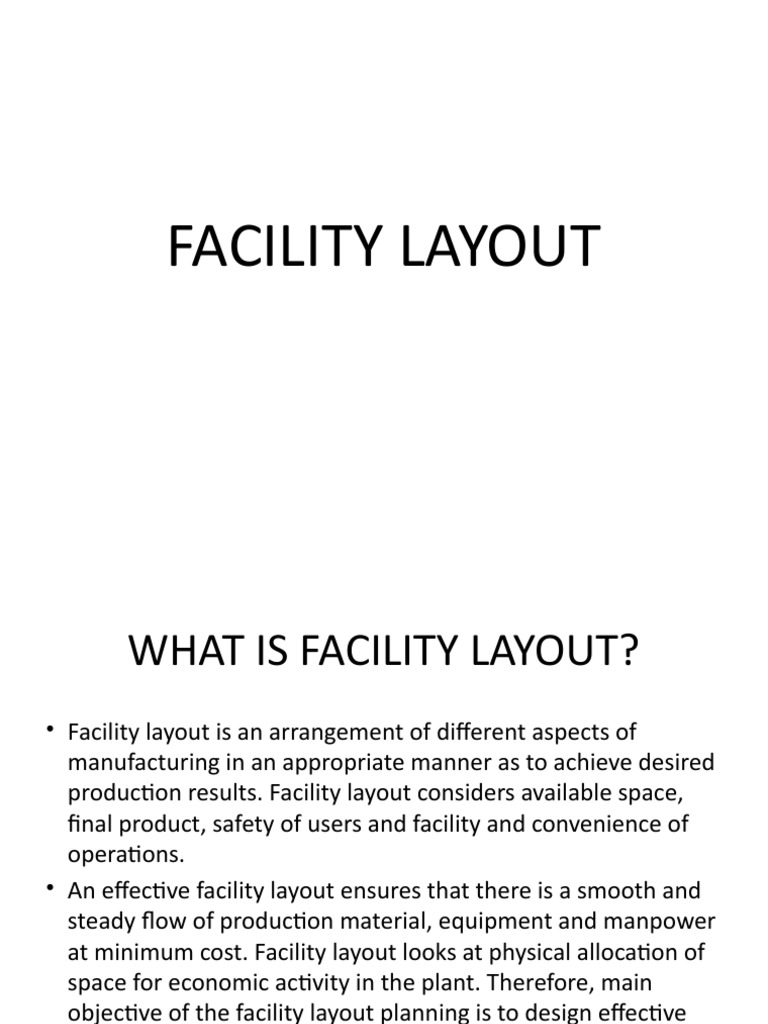 Om Facility Layout | PDF | Computer Aided Design | Human Resources