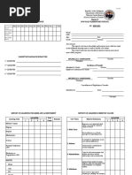 Deped Form 138 Jhs | PDF | Value (Ethics) | Teachers