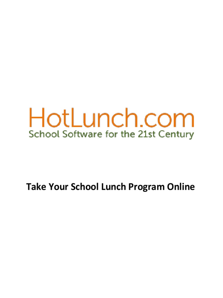 Online School Lunch Ordering Guide | PDF | School Meal | Menu (Computing)