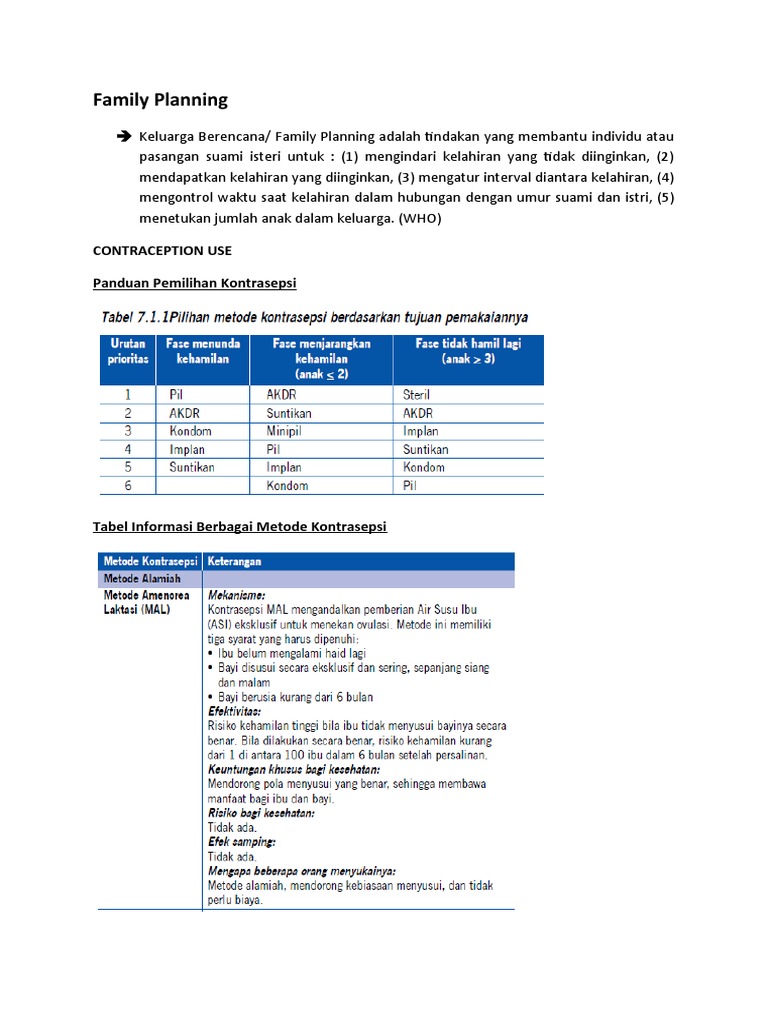 Family Planning Pdf