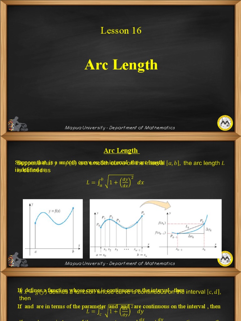 Lesson 16 Arc Length | PDF