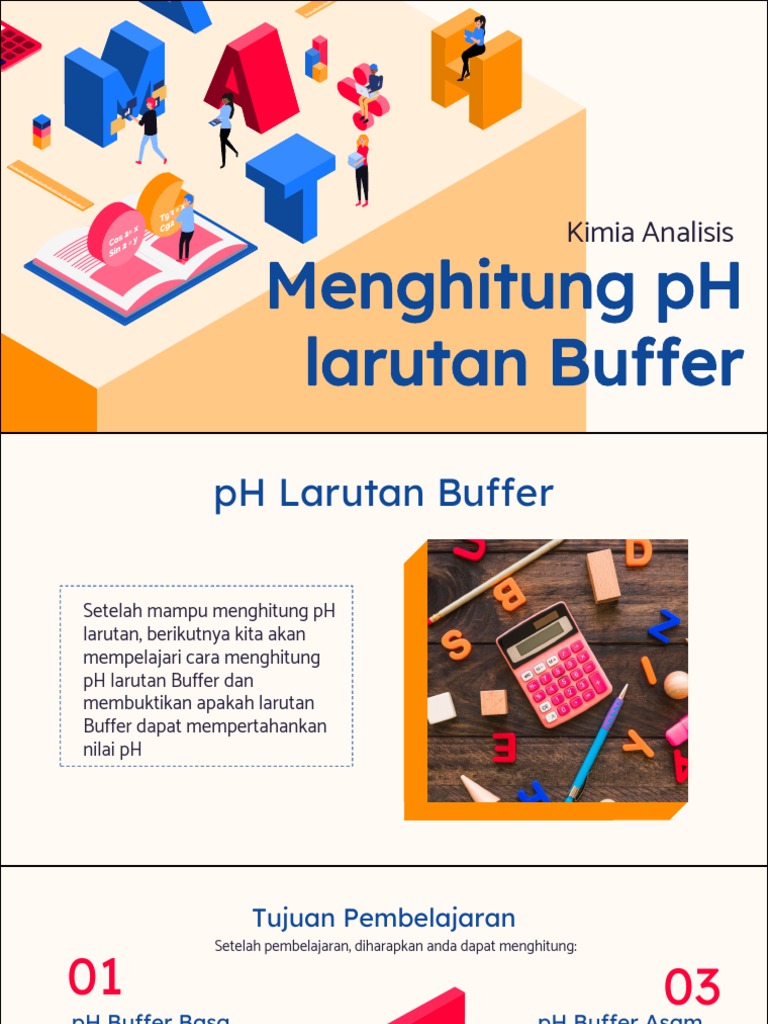 Menghitung PH Larutan Buffer | PDF