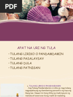 Ang Tulang Liriko at Mga Uri Nito | PDF