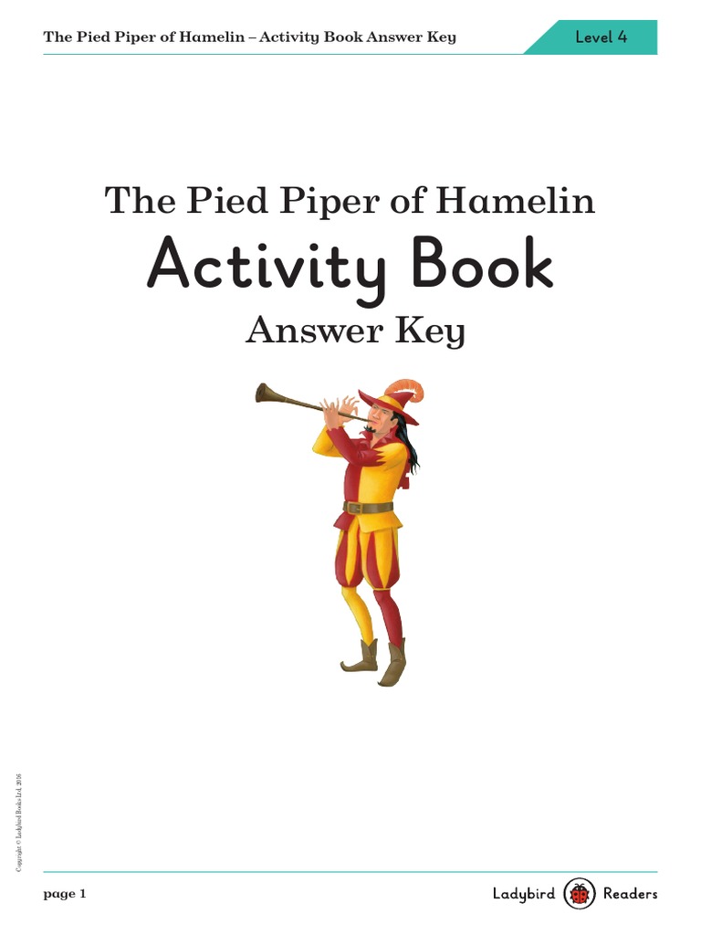 The Pied Piper Activity Answer Key LADYBIRD READERS LEVEL 4 | PDF