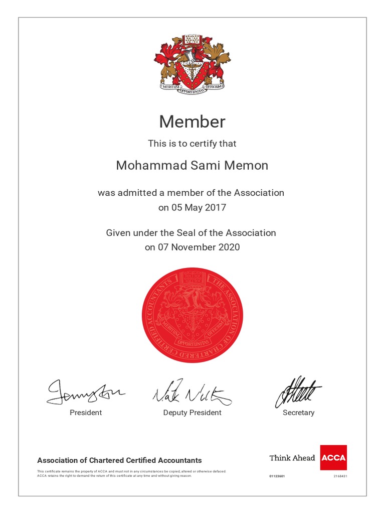 Member: Mohammad Sami Memon | PDF