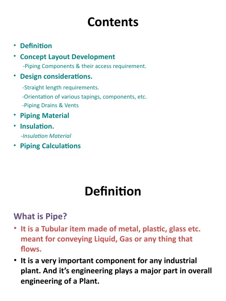 Definition - Concept Layout Development - Design Considerations | PDF ...