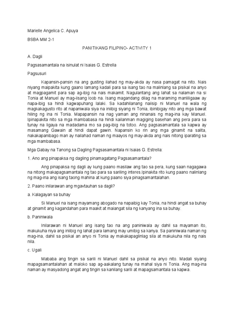 Activity 1 - Apuya | PDF