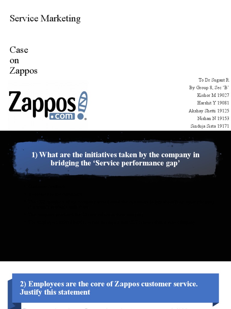 Case Analysis On Zappos | PDF | Turnover (Employment) | Employment