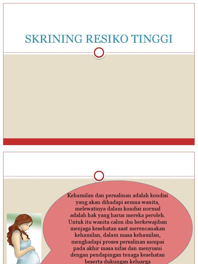 Skrining Resiko Tinggi Ibu Hamil | PDF