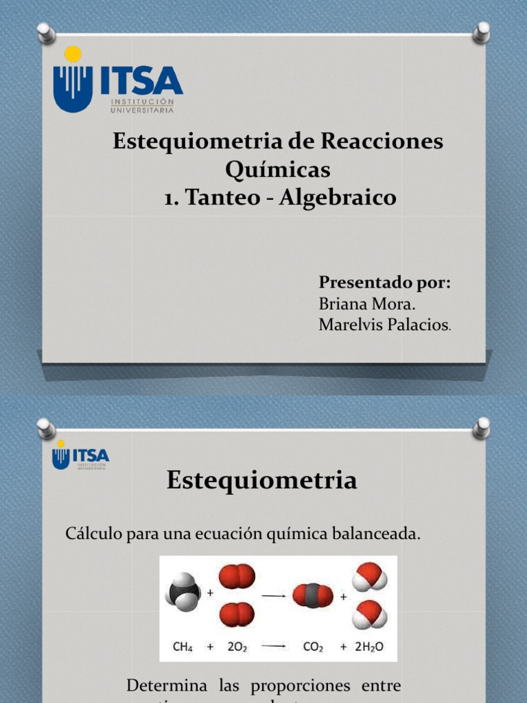 Estequiometria | PDF | Estequiometría | Física