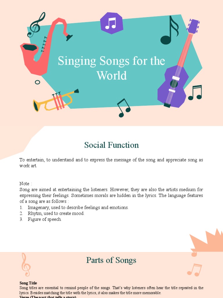 Song | PDF | Song Structure | Refrain