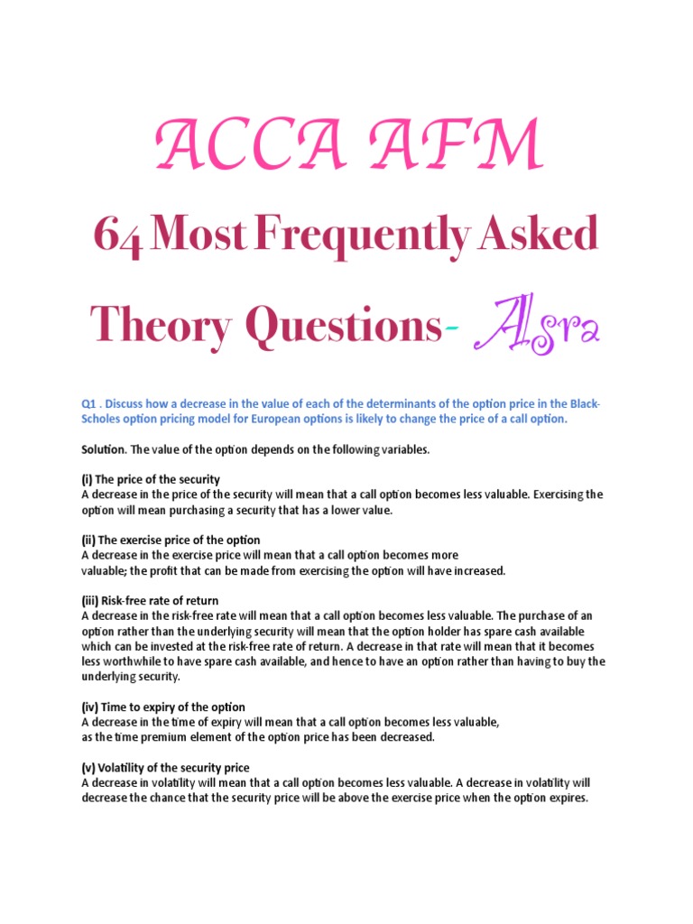 Acca Afm | PDF | Swap (Finance) | Hedge (Finance)