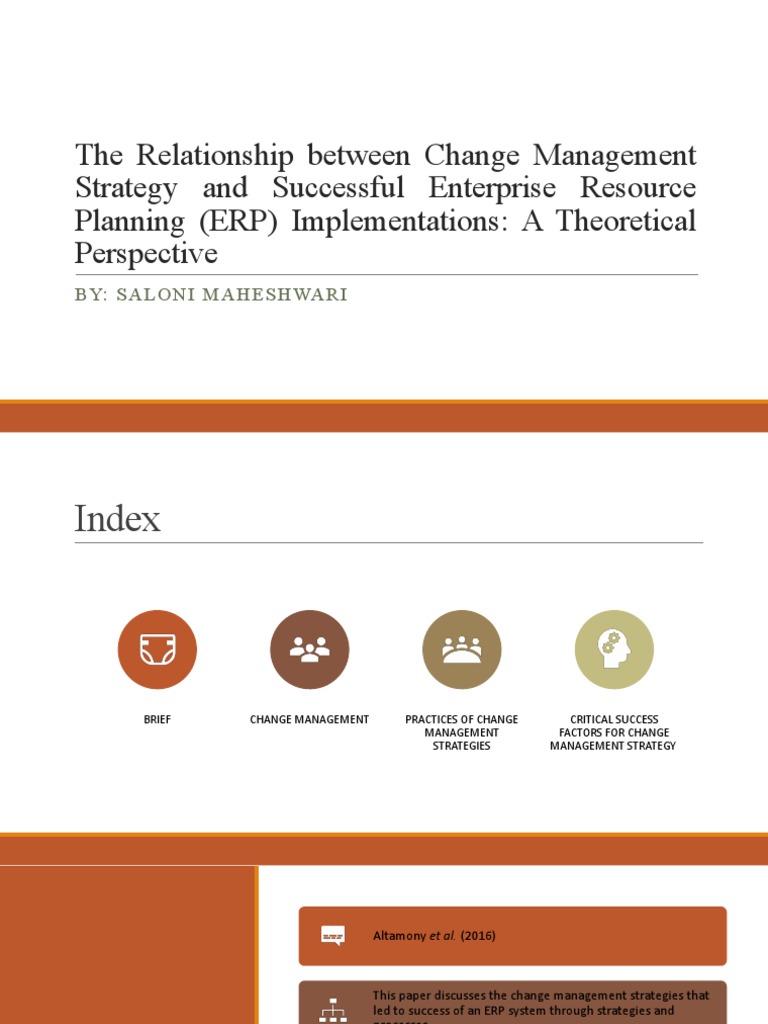 Change Management Research | PDF | Change Management | Enterprise ...