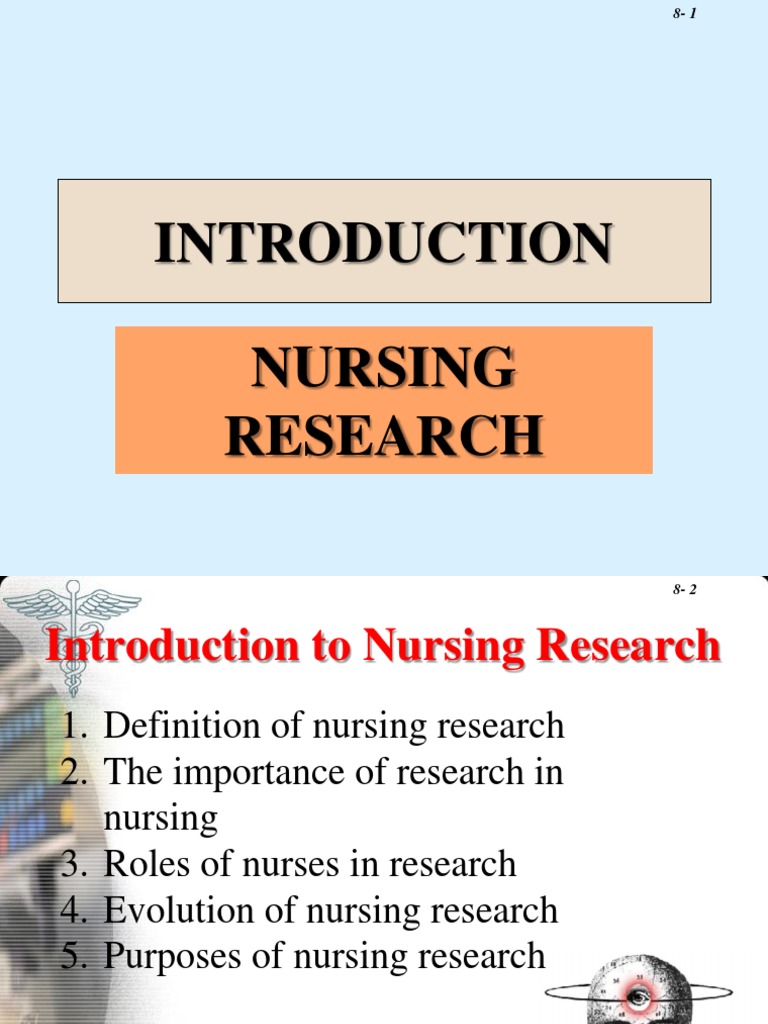 Introduction To Nursing Research | PDF | Qualitative Research ...