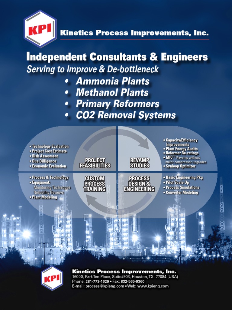 Ammonia & Methanol Plants Revamping | PDF | Ammonia | Reliability ... Ammonia & Methanol Plants Revamping | PDF | Ammonia | Reliability ...