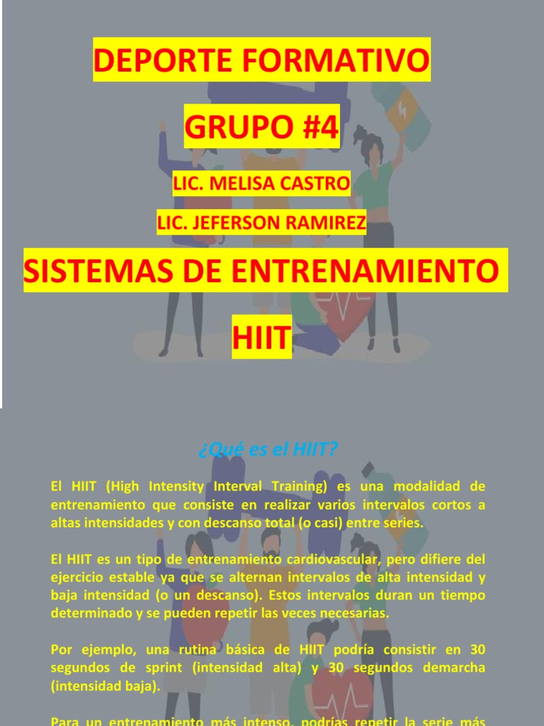 Entrenamiento Hit | PDF | Ejercicio aerobico | Obesidad