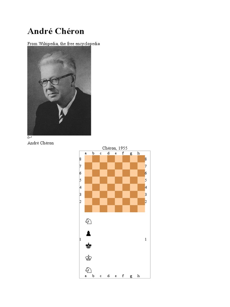 André Chéron: From Wikipedia, The Free Encyclopedia | PDF | Abstract ...