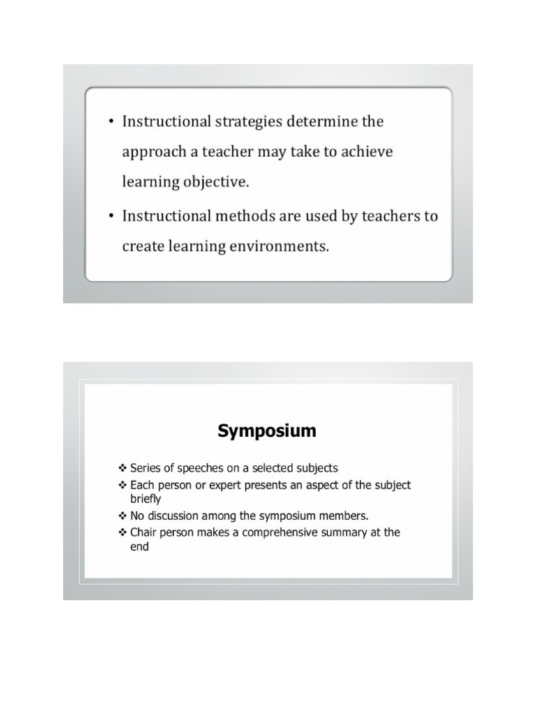 Paano Ang Pagsasagawa NG Symposium | PDF