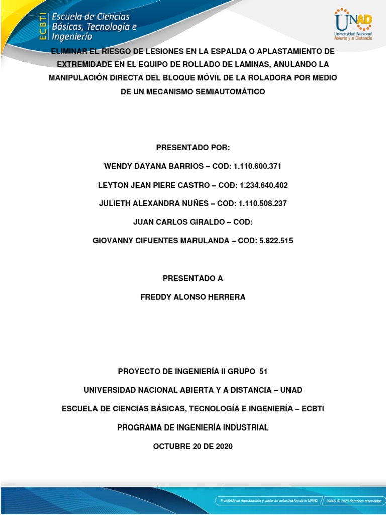 Análisis y Planificación Del Proyecto | PDF | Tornillo | Ascensor