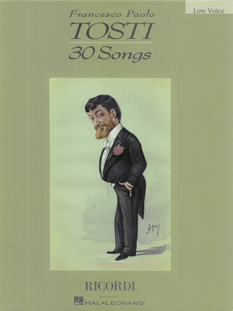 Tosti - 30 Songs (Ricordi, Low) | PDF
