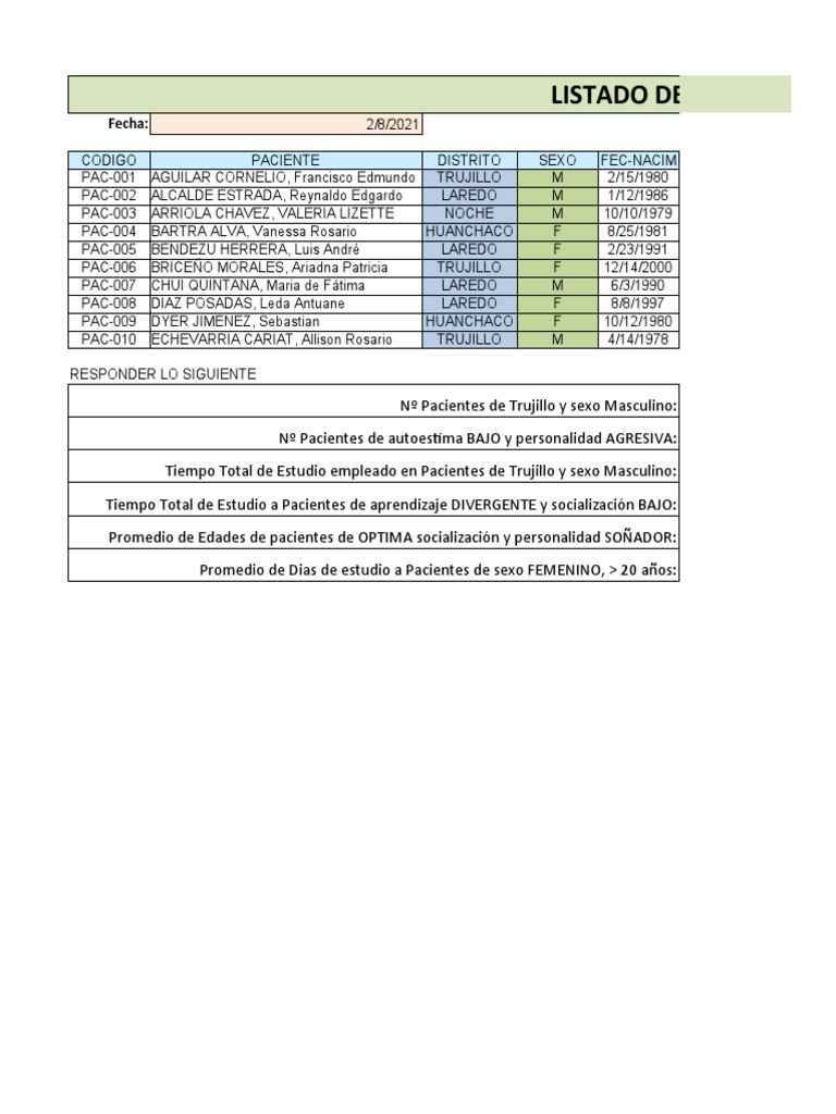 S06.s6 - Funciones SUMAR-SI Ejercicios | PDF