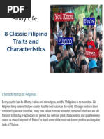 Positive and Negative Filipinos Values | PDF | Philippines ...