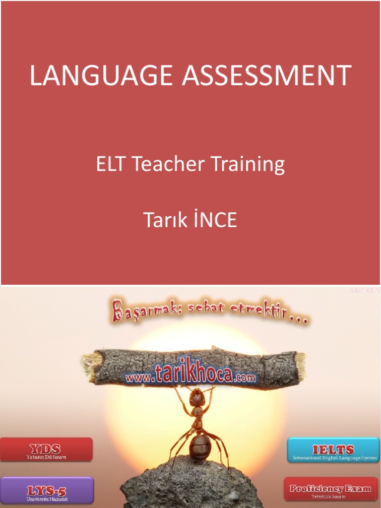 Language Assessment - Principles and Characteristics | PDF ...
