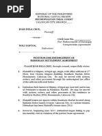 Affidavit For Small Claims (Template) | PDF