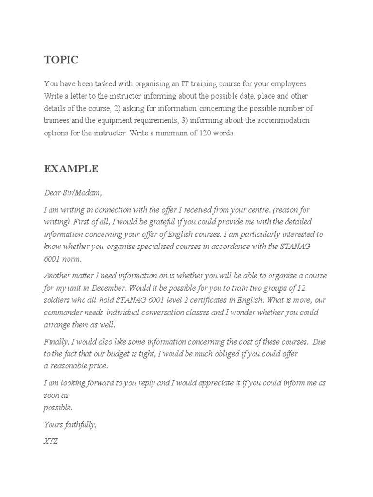 Sample Letter Request For Information - Scribd | PDF