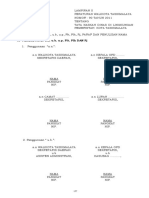 Aturan dan Contoh Paraf Surat Dinas | PDF