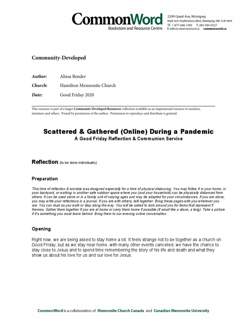 Community-Developed: Scattered & Gathered (Online) During A Pandemic ...