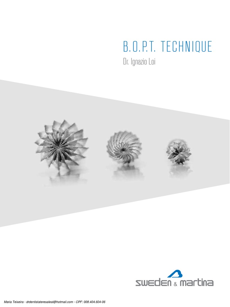 B.O.P.T. Technique: Dr. Ignazio Loi | PDF | Abrasive | Dentistry Branches