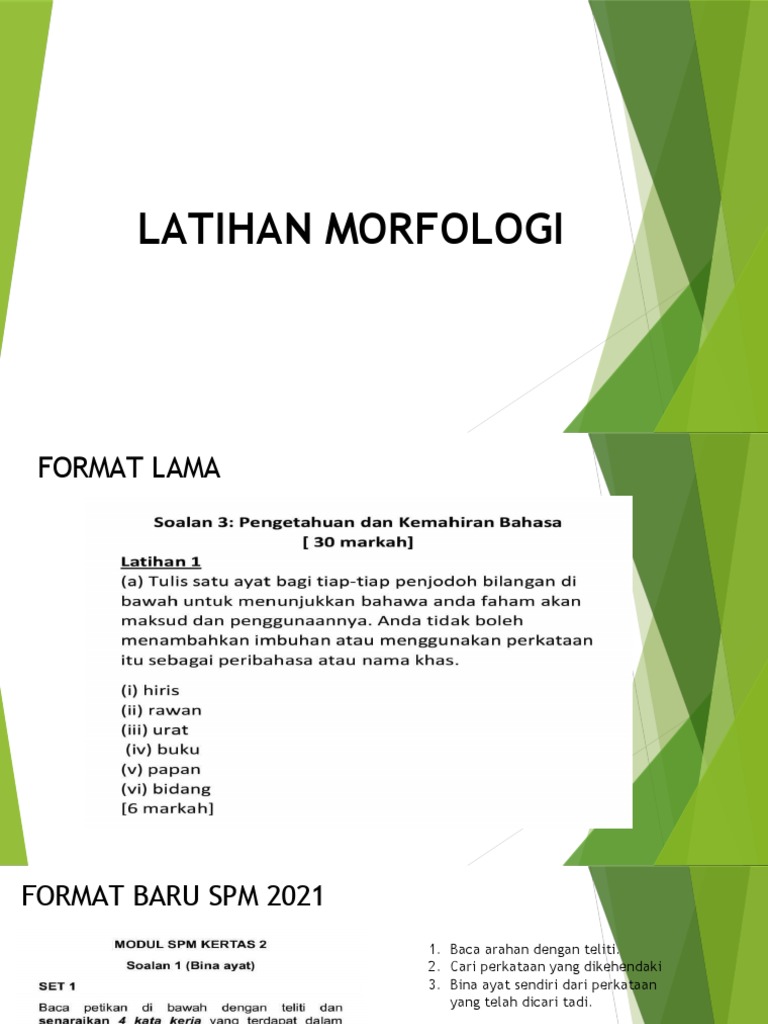 Latihan Morfologi | PDF