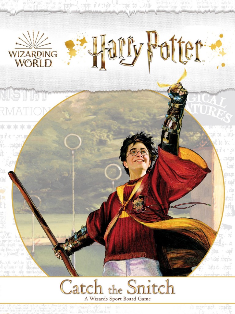 Knight Games Harry Potter Catch The Snitch Rulebook Ks | PDF