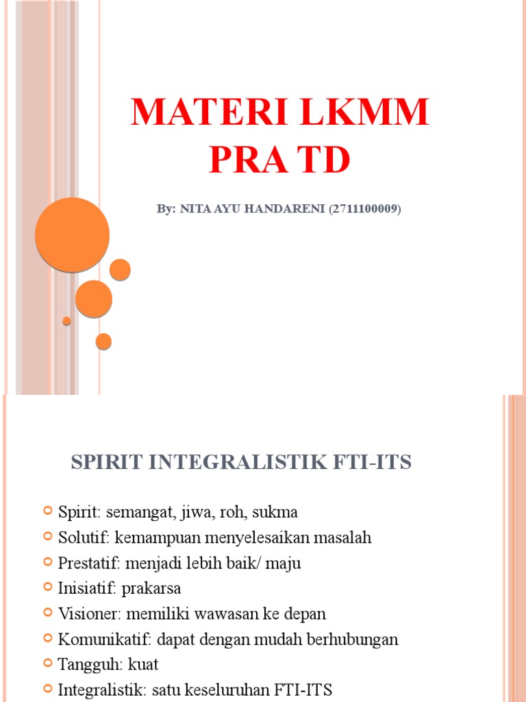 Dokumen - Tech Materi LKMM Pra TD | PDF