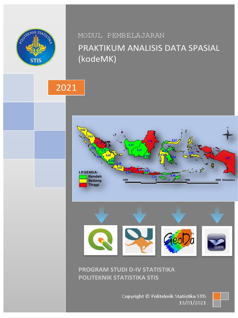 Contoh Modul Praktikum Analisis Data Spasial 140121 | PDF