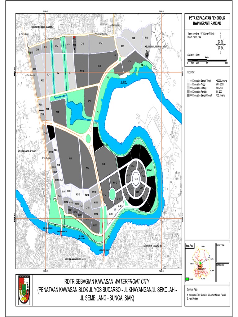 PETA KEPADATAN PENDUDUK-Model | PDF